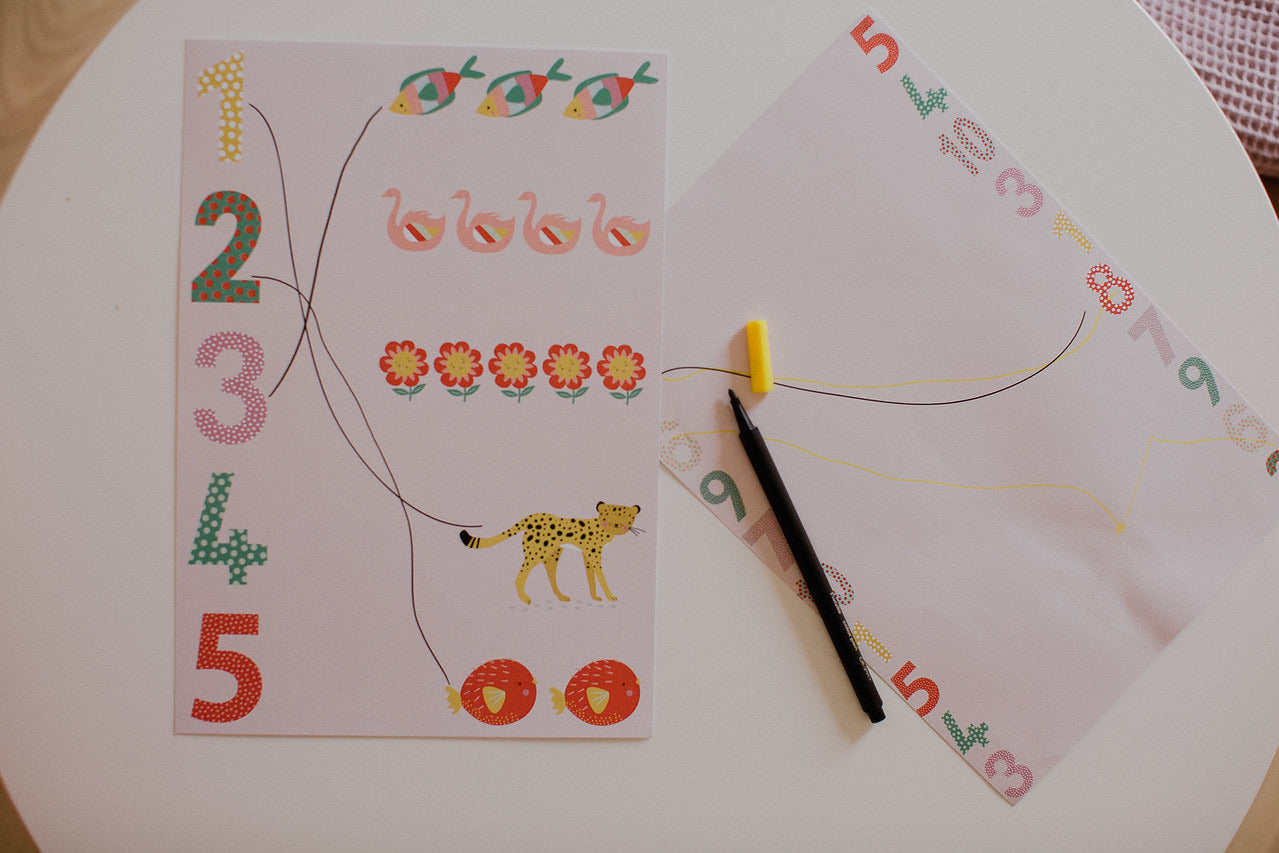 Counting Cards and Worksheets – Tu Tu Family